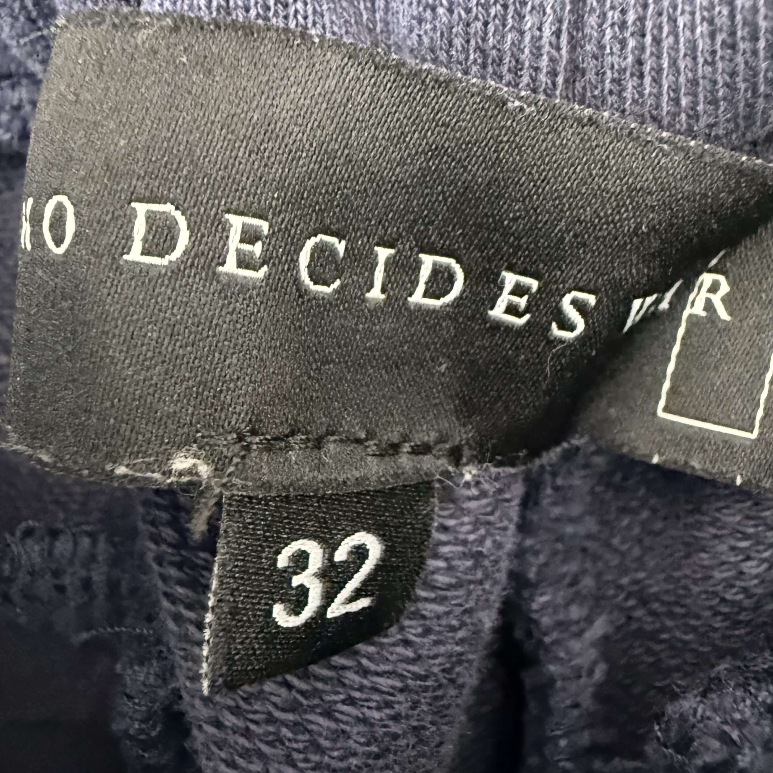 Who Decides War Rhinestone Scripture Pants | Veblen