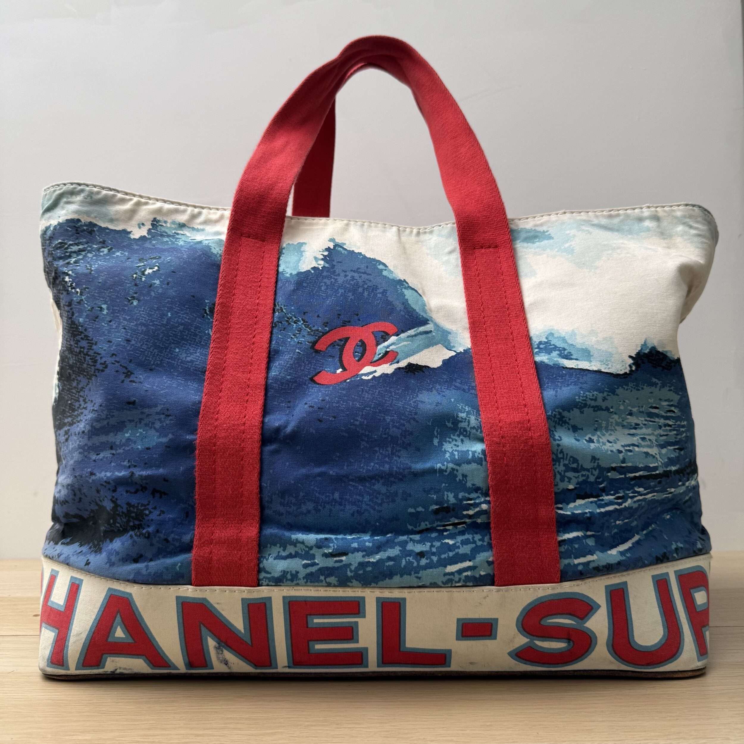 Chanel Vintage Surf Line Tote bag | Veblen